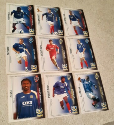 SHOOT OUT CARDS 2005/06 (05/06) - Portsmouth Set of 9 Cards | eBay