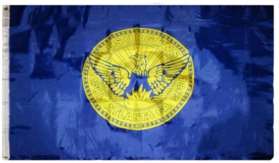 3x5 City of Atlanta Georgia Flag 3'x5' Banner Grommets Fade Resistant ...