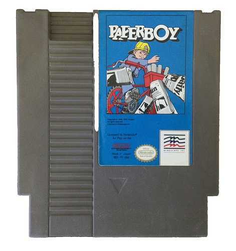 Nintendo Game NES Paperboy, 1985 Tested & Working | eBay
