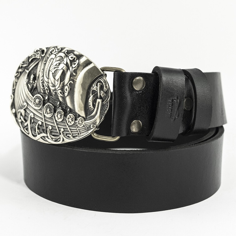 Viking warship Drakkar german silver buckle, Scandinavian Nordic Celtic ...