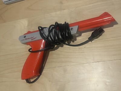 Official Orange Nintendo NES-005 Zapper Light Gun Controller Tested ...