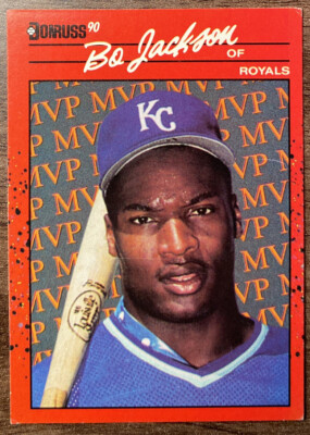 RARE BO JACKSON Donruss ‘90 BC-1 Royals OF Baseball Card | eBay