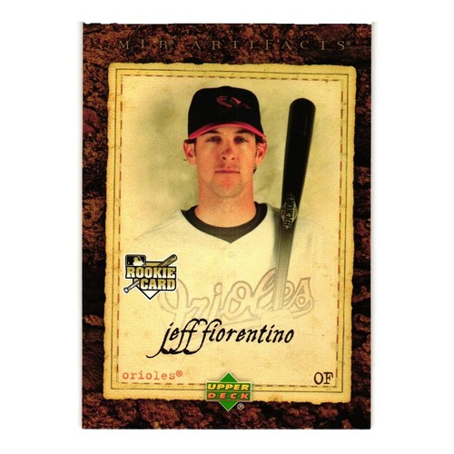 2007 Upper Deck Artifacts MLB Jeff Fiorentino 83 Baltimore Orioles ...