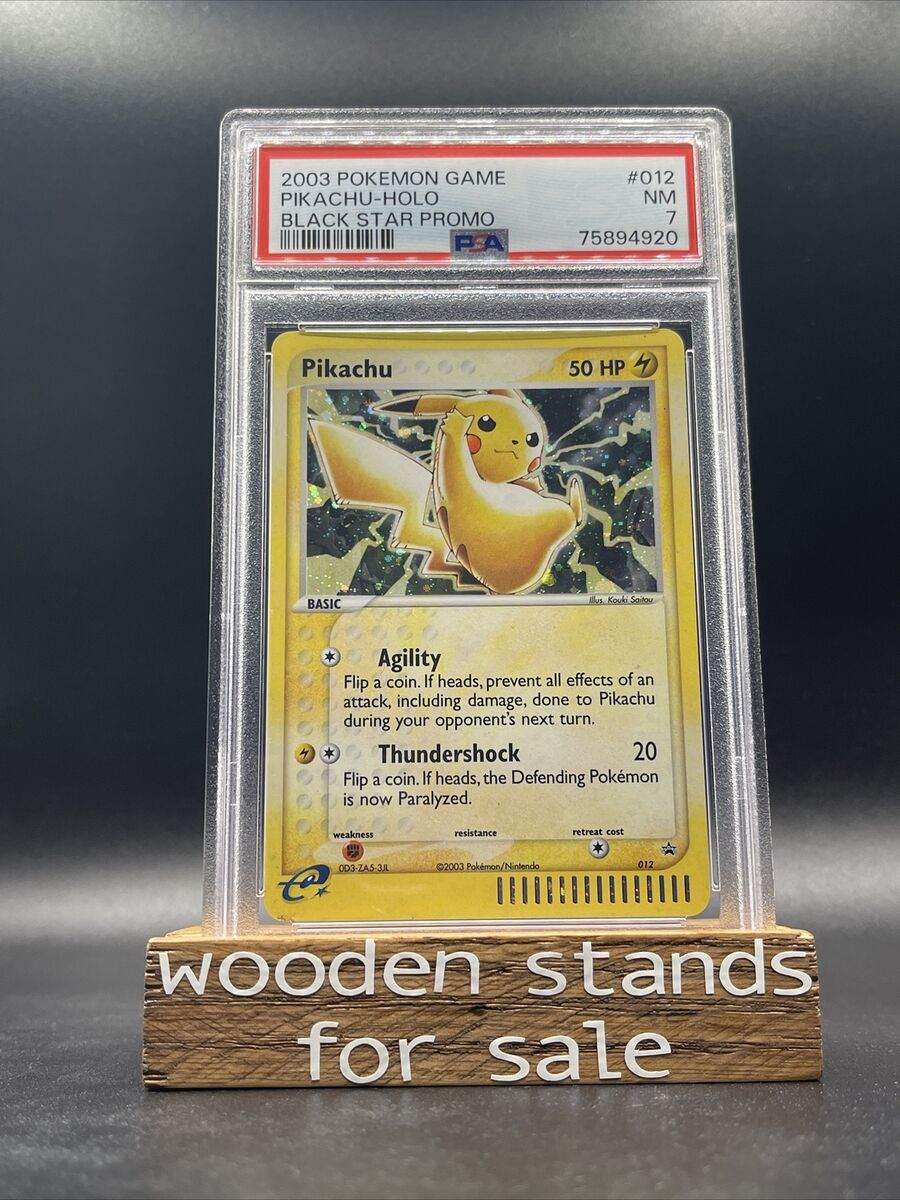 PSA 7 NEAR MINT Pikachu NINTENDO BLACK STAR PROMO #012 HOLO PSA 7 NEAR MINT Pikachu NINTENDO BLACK STAR PROMO #012 HOLO
