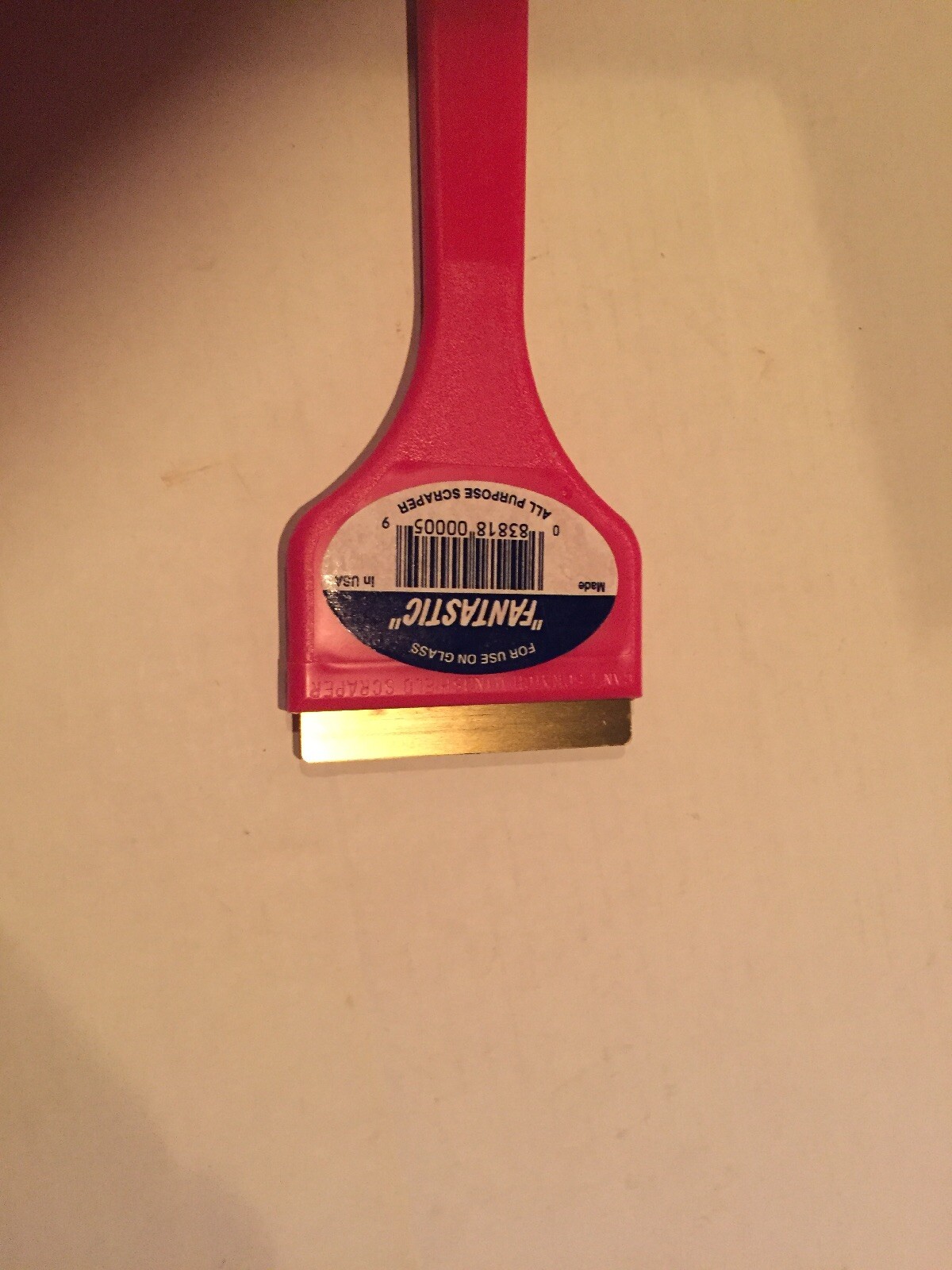 1 BRASS ICE SCRAPER 9 INCH RED | eBay