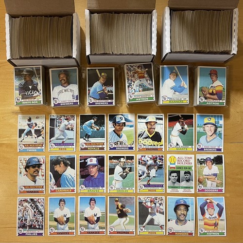 1979 Topps Baseball Lot Of 1200 With Rookies & Stars EX2NMMT | eBay