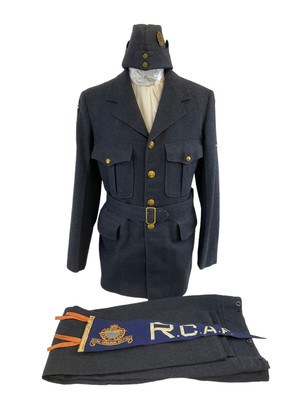 WW2 Canadian RCAF Other Ranks 4 Pocket LAC Uniform Jacket Trousers ...