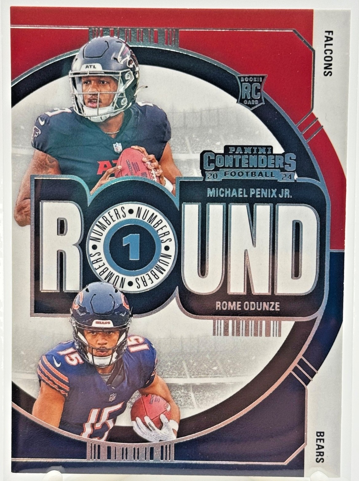 2024 Panini Contenders - Round Numbers Michael Penix Jr., Rome Odunze ...