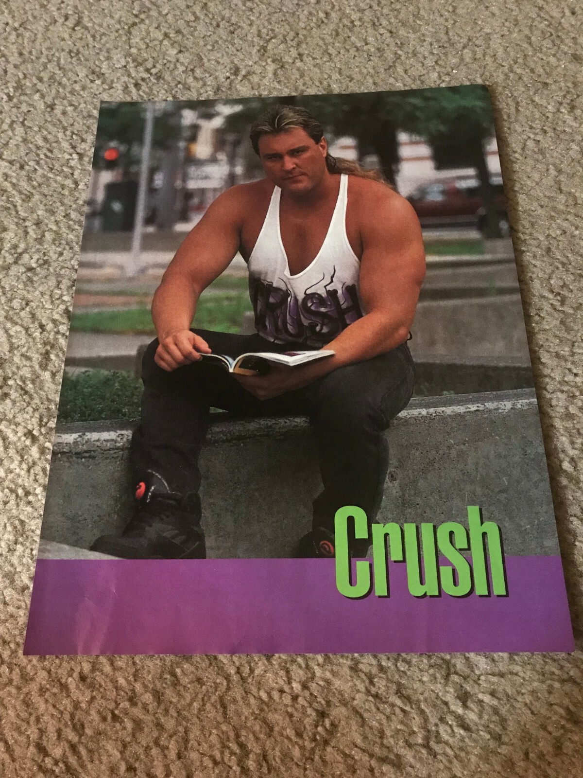 Vintage WWF DEMOLITION CRUSH Wrestling Pinup Photo 1993 WCW NWO BRIAN ...