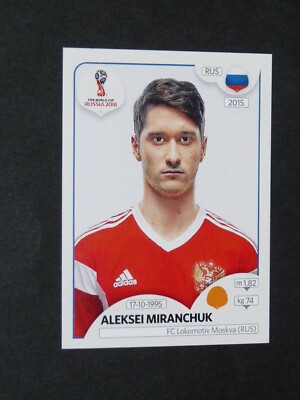 #41 MIRANCHUK LOKOMOTIV RUSSIE PANINI FOOTBALL FIFA COUPE MONDE RUSSIA ...