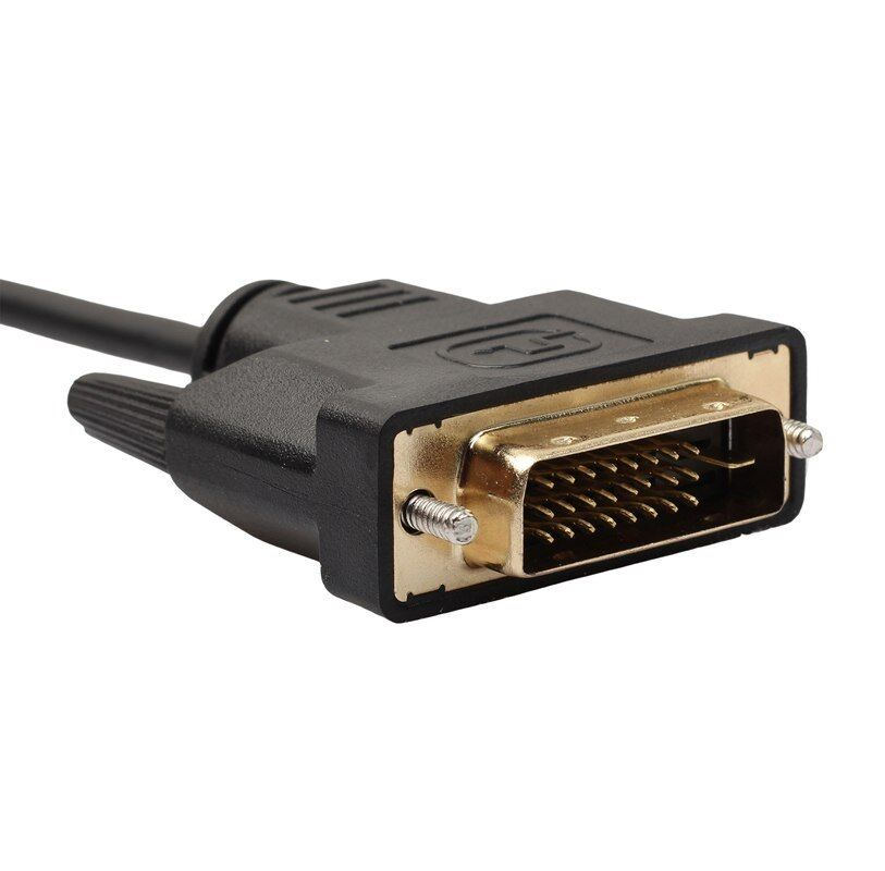 24+1 Cable Gold Plated Dual Link DVI D to DVI-D Male Cable Lead Adapter ...