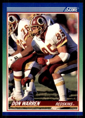 1990 Score Don Warren Washington Redskins #331 | eBay
