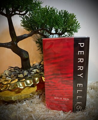 Perry Ellis BOLD RED 3.4oz / 100 ml Men's Eau de Toilette Sealed in Box ...