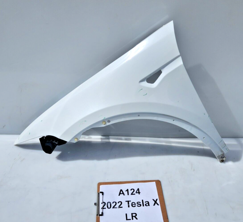 2021-2023 OEM Tesla Model X Front Left Driver Side Fender Panel White ...