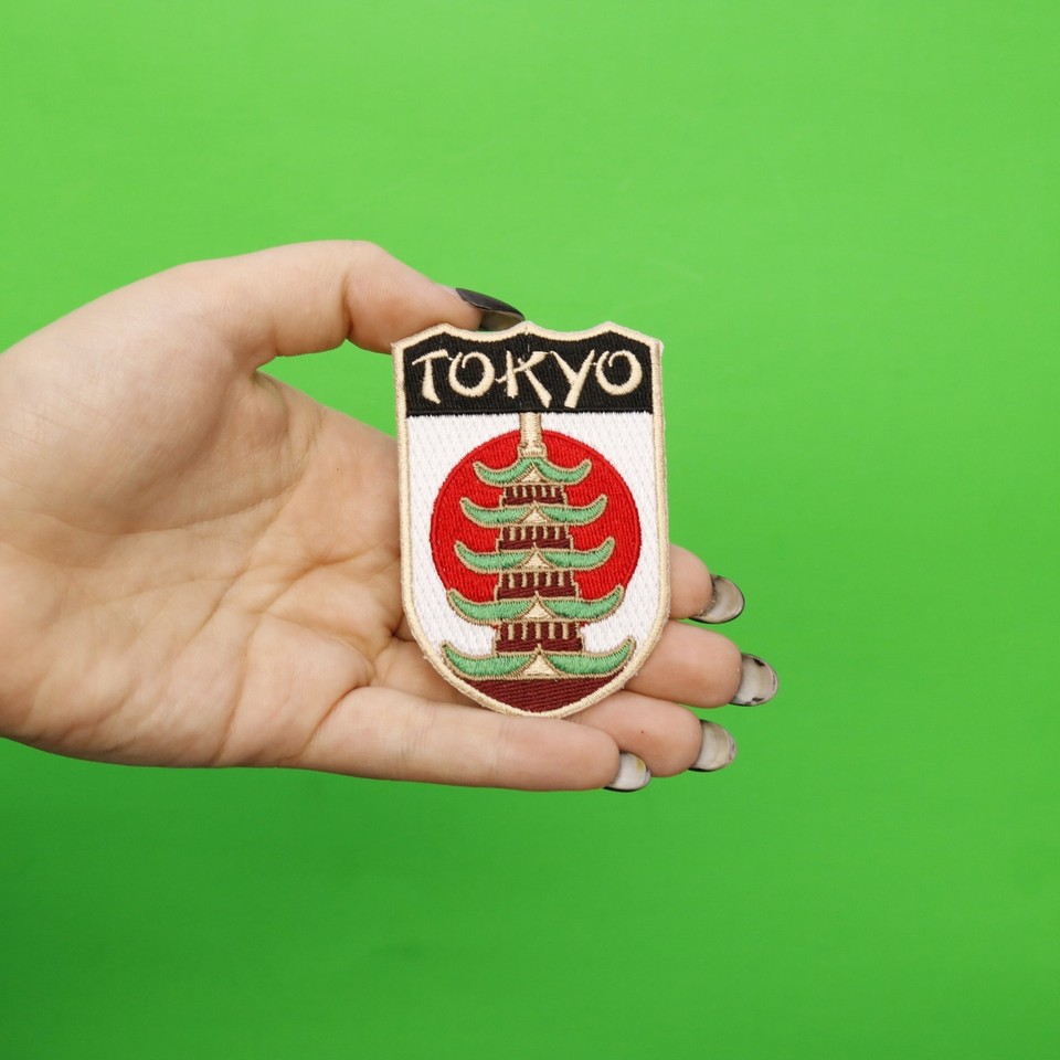 Tokyo Japan Shield Embroidered Iron On Patch | eBay