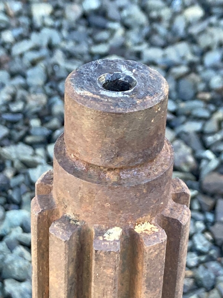 Heavy Duty Equipment Splined Output Shaft (10 Spline with Flange) | eBay