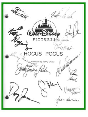 HOCUS POCUS SIGNED MOVIE SCRIPT RPT 1993 BETTE MIDLER KENNY ORTEGA ...
