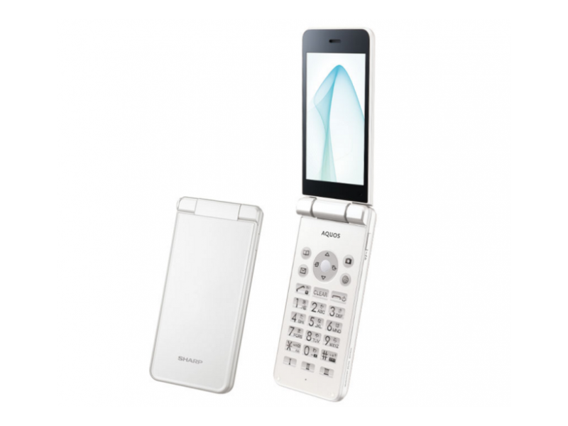 SHARP AQUOS KEITAI WHITE SH-N01 Android Flip Phone Unlocked 601SH NEW ...