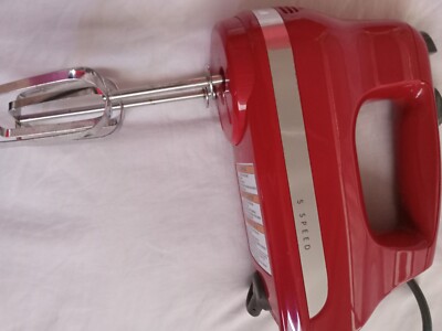 KitchenAid KHM512ER Ultra Power 5-Speed Hand Mixer - Empire Red ...