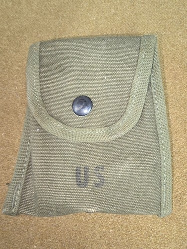 Vietnam War US Army M-1968 Canvas Field Dressing Carrier | eBay