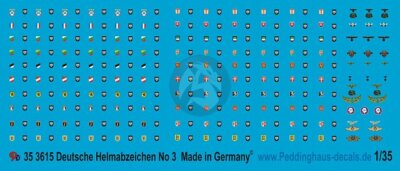 Peddinghaus 1/35 Stahlhelm German Steel Helmet Insignia WWII No.3 ...