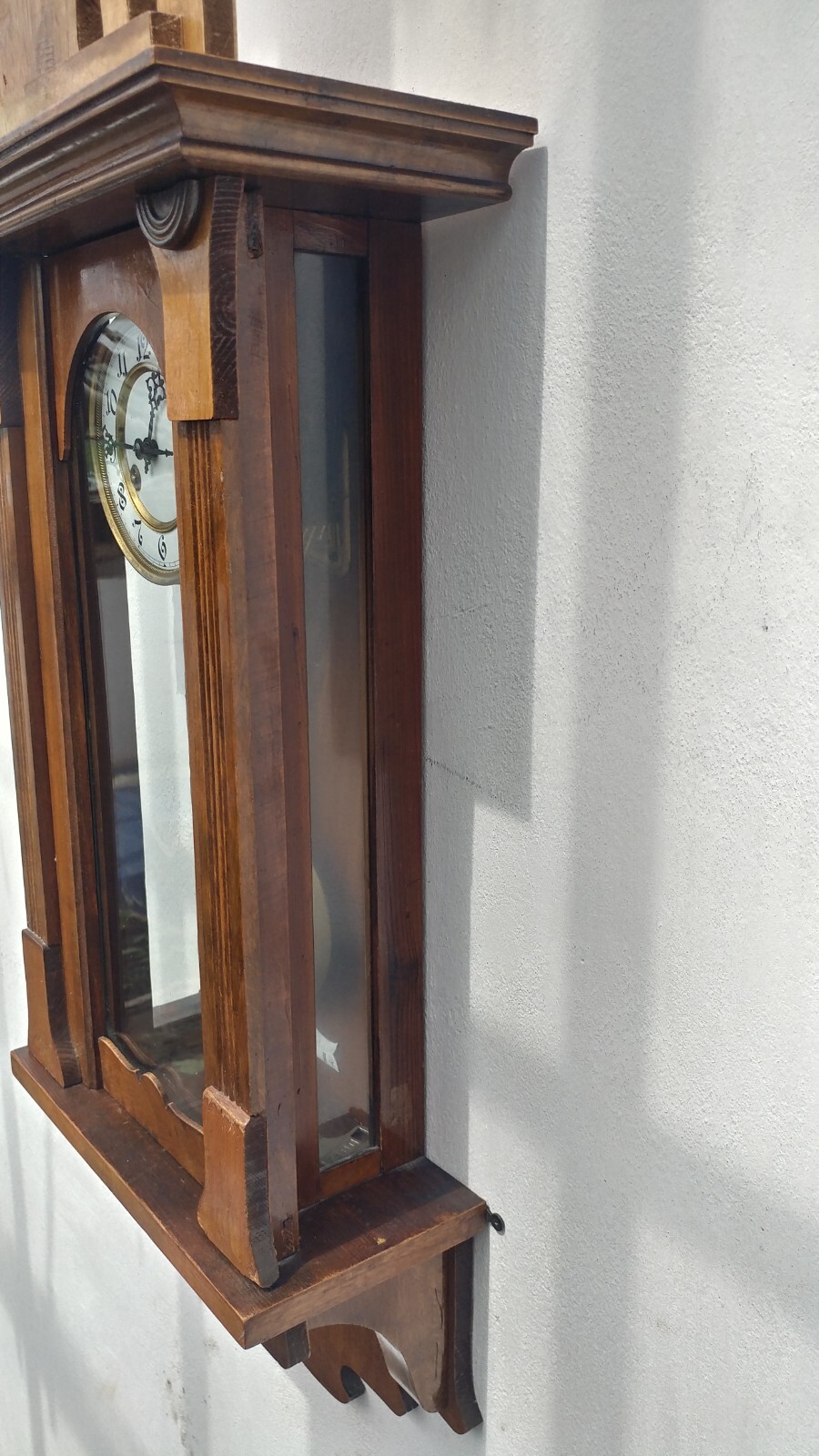 ANTIQUE DUFA GERMAN PENDULUM WALL CLOCK REGULATOR WITH GONG | eBay