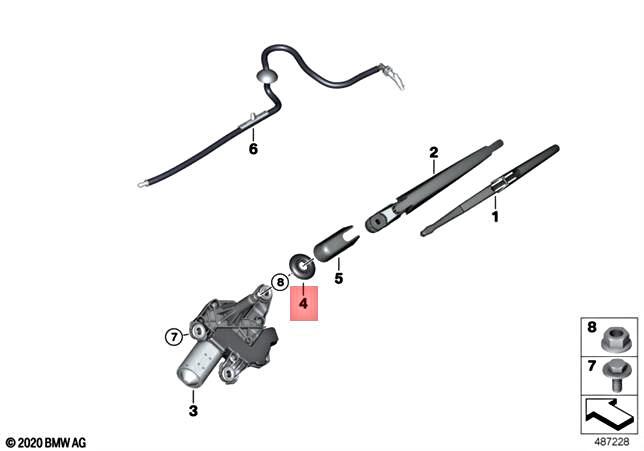 Genuine MINI BMW I Cooper JCW One I3 I3s F55 F56 F60 I01 Grommet ...