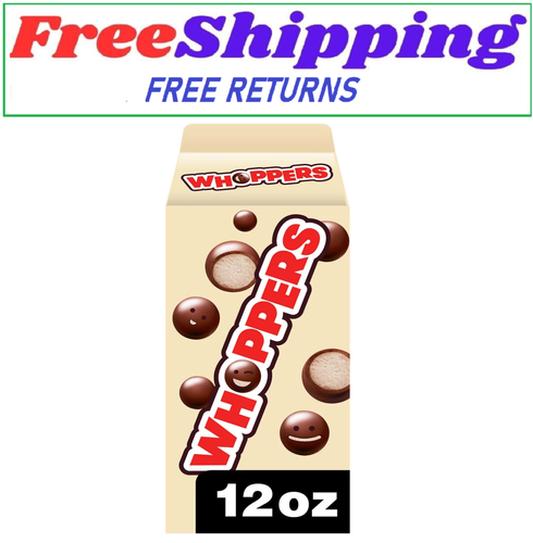 Whoppers Malted Milk Balls Candy, Box 12 oz | eBay