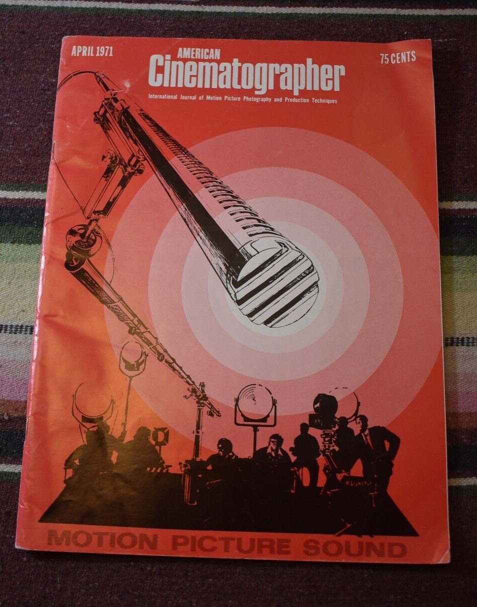 American Cinematographer Magazine April 1971 Motion Picture Sound | eBay