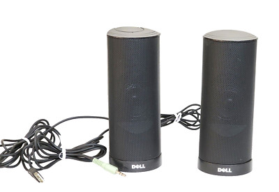 Dell AX210 PC Desktop Speakers USB 2.0 Powered Black (Left/Right) | eBay