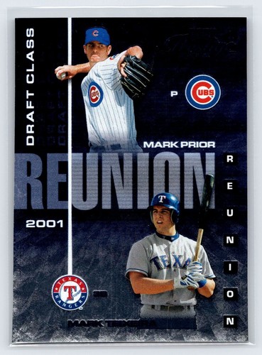 MARK PRIOR - MARK TEIXEIRA 2003 Playoff Prestige Rookie Reunion DR-10 ...