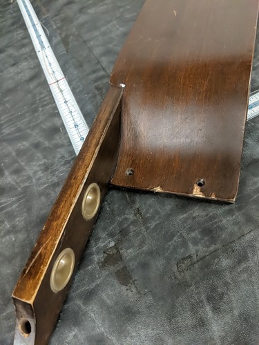 Vintage Church Pew Book Rack w/ Communion Cup Holder - Decor | eBay