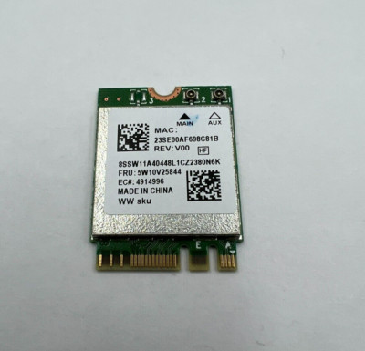 Lenovo Flex 5-14ARE05 Series Intel Wireless Card RTL8852BE 5W10V25844 ...