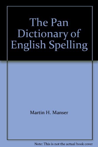 The Pan Dictionary of English Spelling | eBay