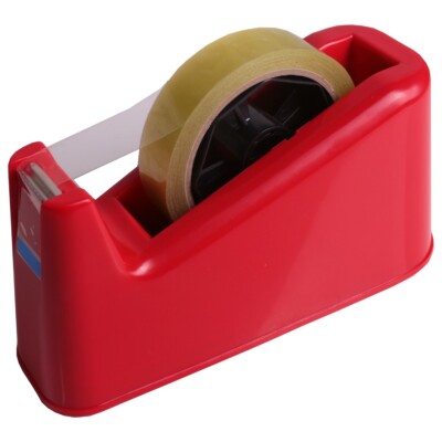 Large TAPE DISPENSER Desktop Heavy Duty Weighted Sellotape Holder Jumbo ...