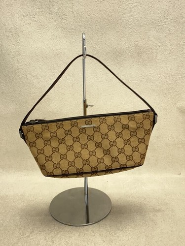GUCCI Accessory Pouch GG Canvas Canvas PNK | eBay