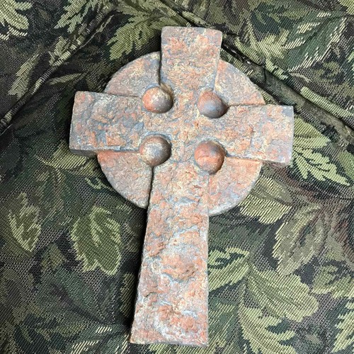 Celtic Stone Cross Plaque Abbey Press | eBay UK
