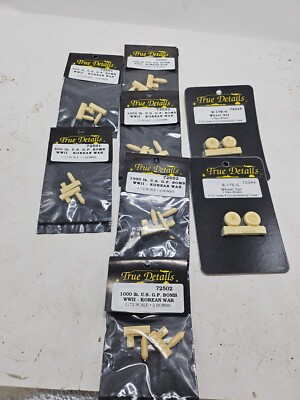 Wholesale lot of 8 True Details Military Wheel Sets and G.P. Bombs ...