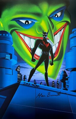 DAN RIBA new BATMAN BEYOND Return Of The JOKER art print 11x17 SIGNED ...