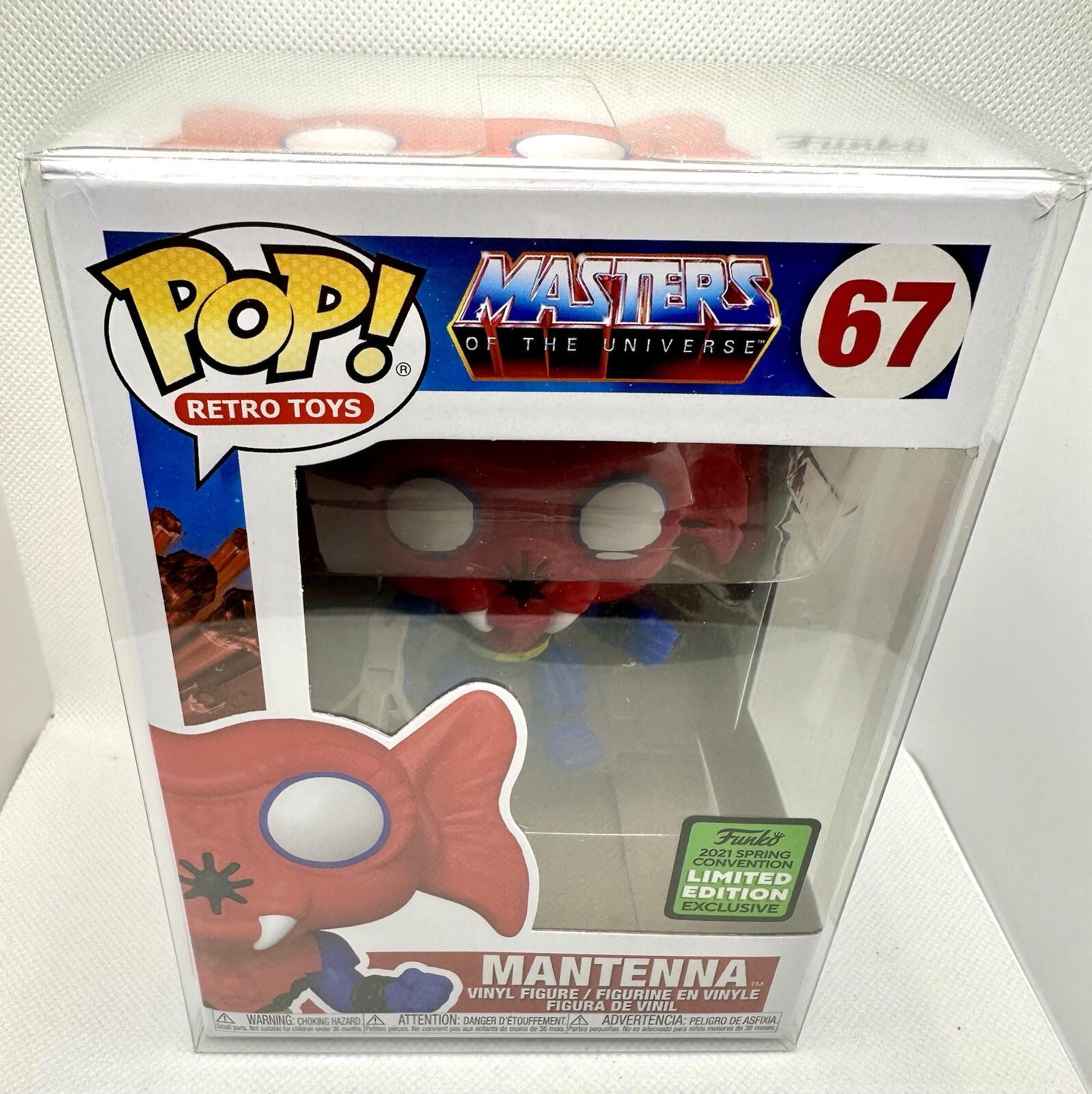 Funko Pop ECCC 2021 Masters of the universe : MANTENNA #67 Vinyl Figure ...