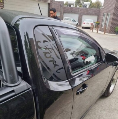 FG Falcon Ute (Vinyl Stickers) FORD design Qtr window decals | eBay ...