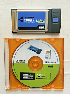 Linksys Wireless G 2.4GHZ (802.11g) Laptop PCMCIA Card | eBay
