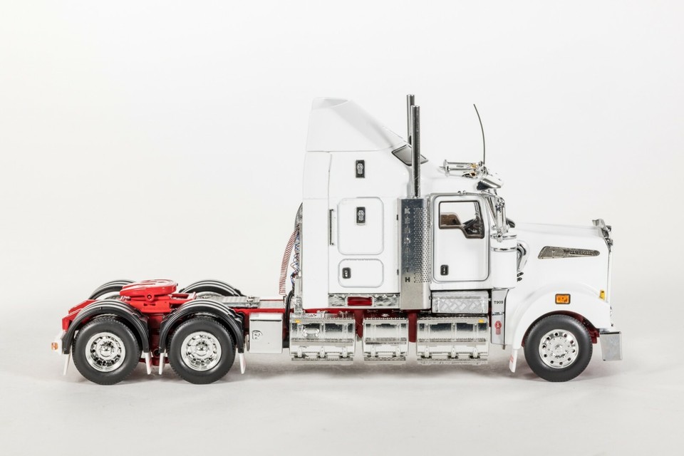 Kenworth T909 Prime Mover Truck Aero Kit White/Red Drake 1:50 Scale # ...