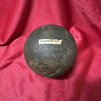 Original Confederate 6lb Solid Shot Cannon Ball | eBay