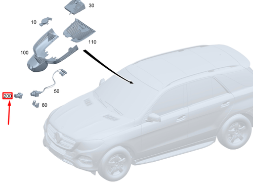 NEW MERCEDES-BENZ GLE W167 FRONT MULTI-PURPOSE CAMERA A0009056312 | eBay