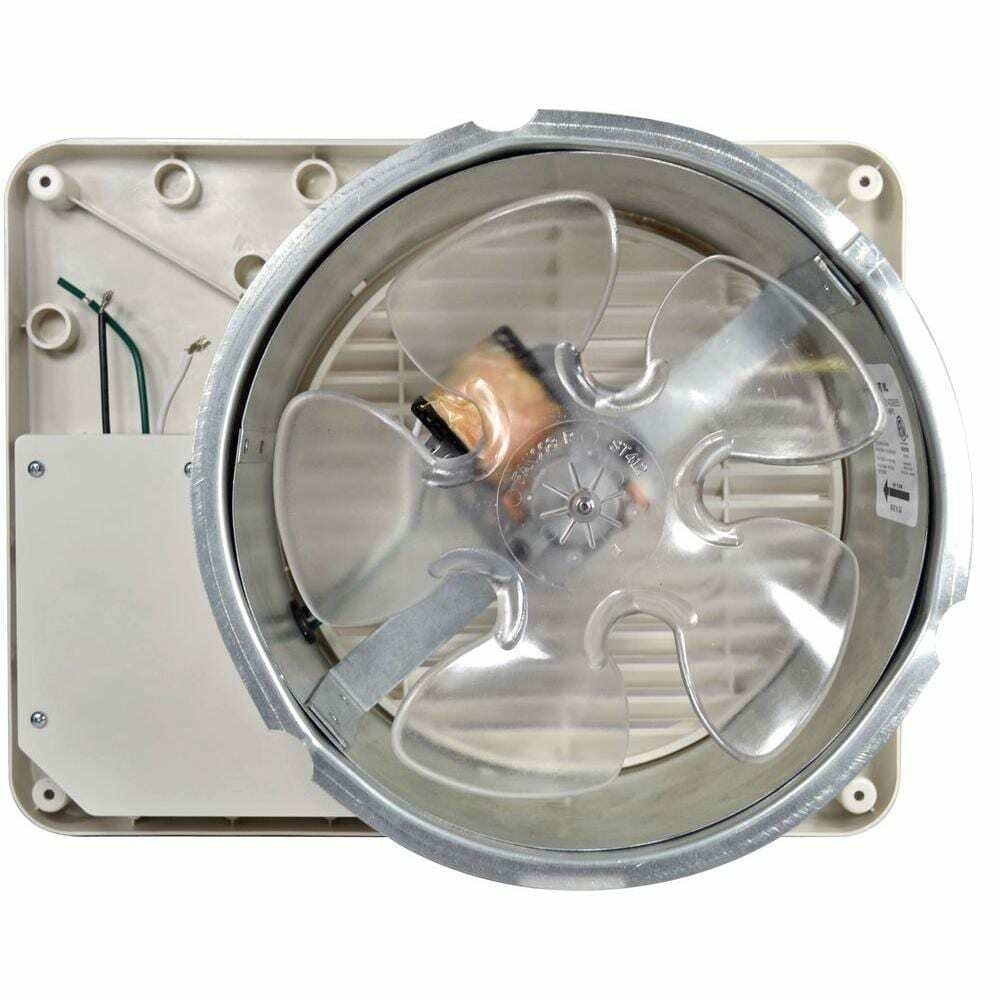 Thru Wall Room To Room Fan SUNCOURT Thru Wall Fan 8 In 2 Speed White