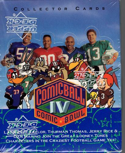 1992 UD Comic Ball IV 4 Football Cards #1-198 +Holos You Pick/10+ Free ...