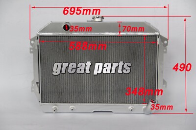 3 ROWS FIT NISSAN Datsun 240Z/260Z 1970-1975 71 72 73 74 ALUMINUM ...