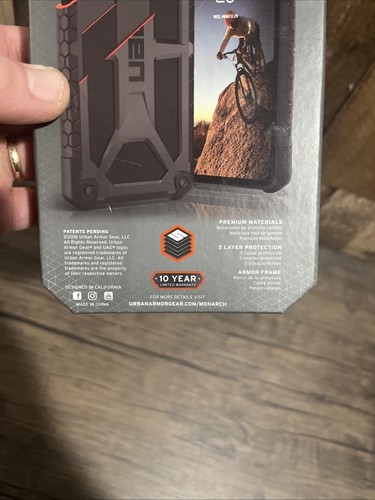 UAG Monarch Series For iPhone Xs/X Red Feather-Light Rugged NIB | eBay
