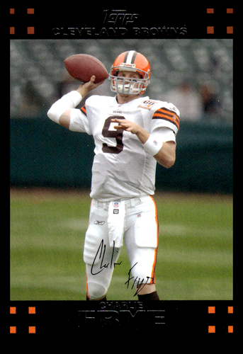 2007 Topps Charlie Frye #12 Cleveland Browns NFL Football | eBay